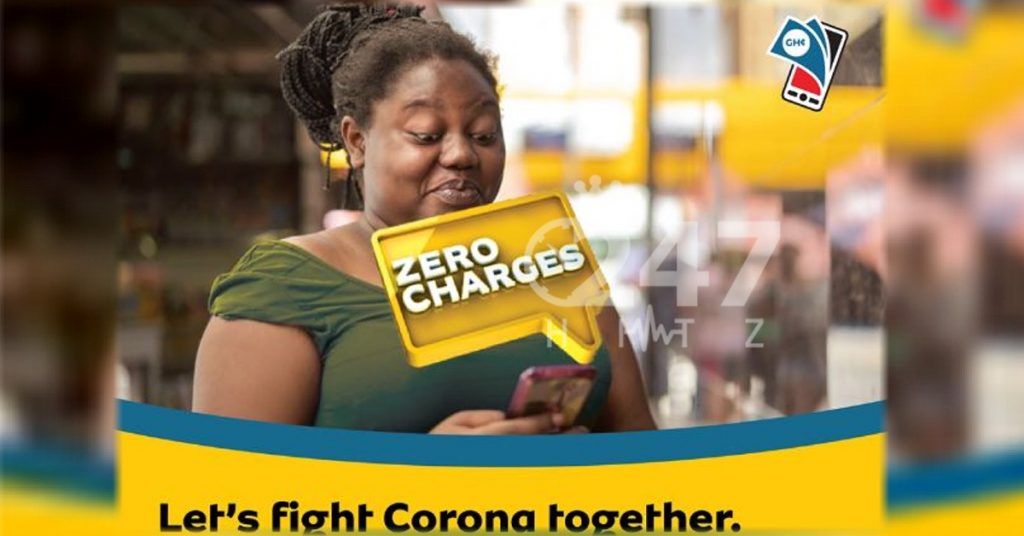 MTN Ghana Supports The COV - 19 Fight ZERO MOMO Charges