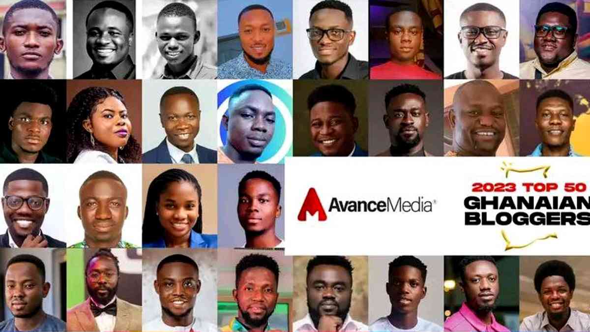 Avance Media List Of Top 50 Bloggers In Ghana 2023