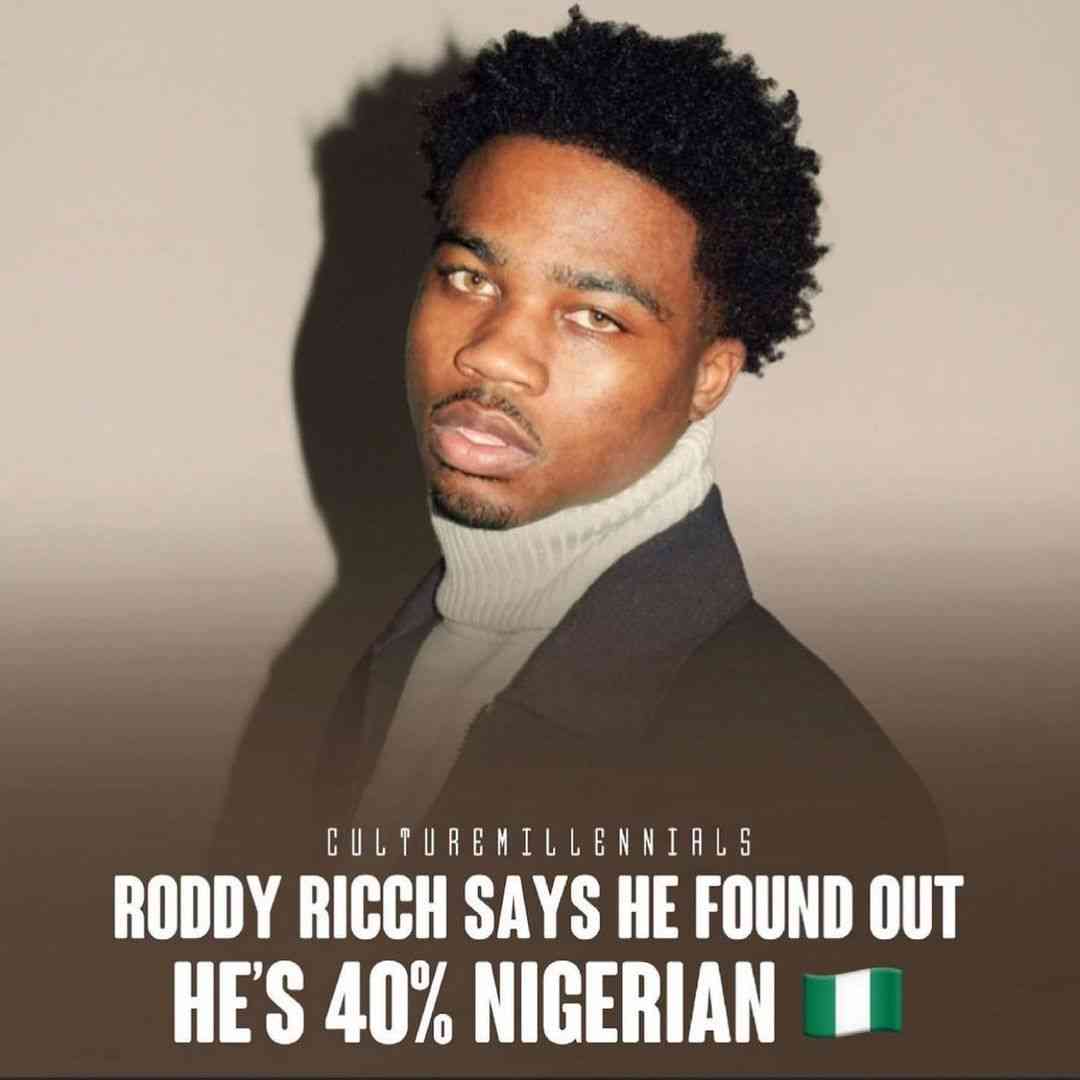 Roddy Ricch In Nigeria? Is Roddy Ricch Nigerian? — 247Hitz.Com