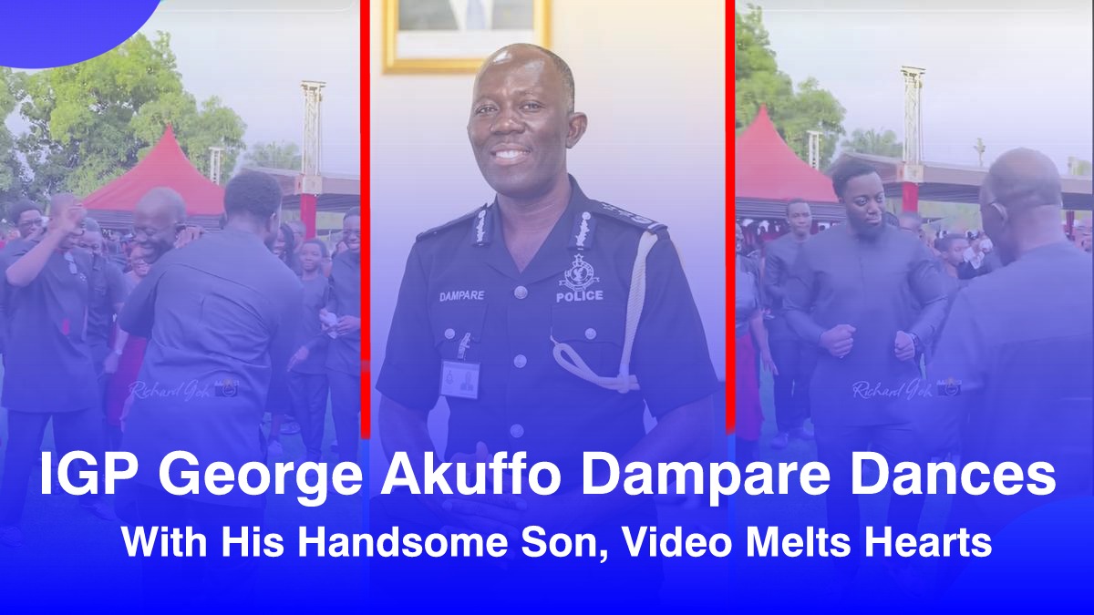 IGP George Akuffo Dampare Dances With His Handsome Son, Video Melts Hearts — 247Hitz.Com